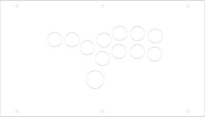 FightBox F1 All Button Leverless Arcade Game Controller Panel Template ...