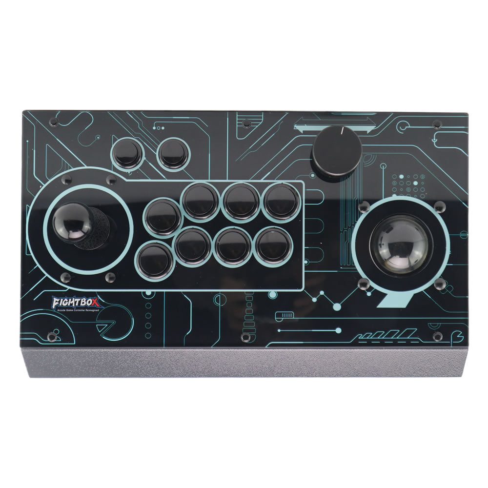 FightBox R10-PRO Arcade Fight Stick With Trackball&Spinner Retro Game ...