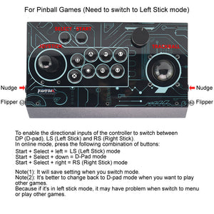 FightBox R10-PRO Arcade Fight Stick With Trackball&Spinner Retro Game ...