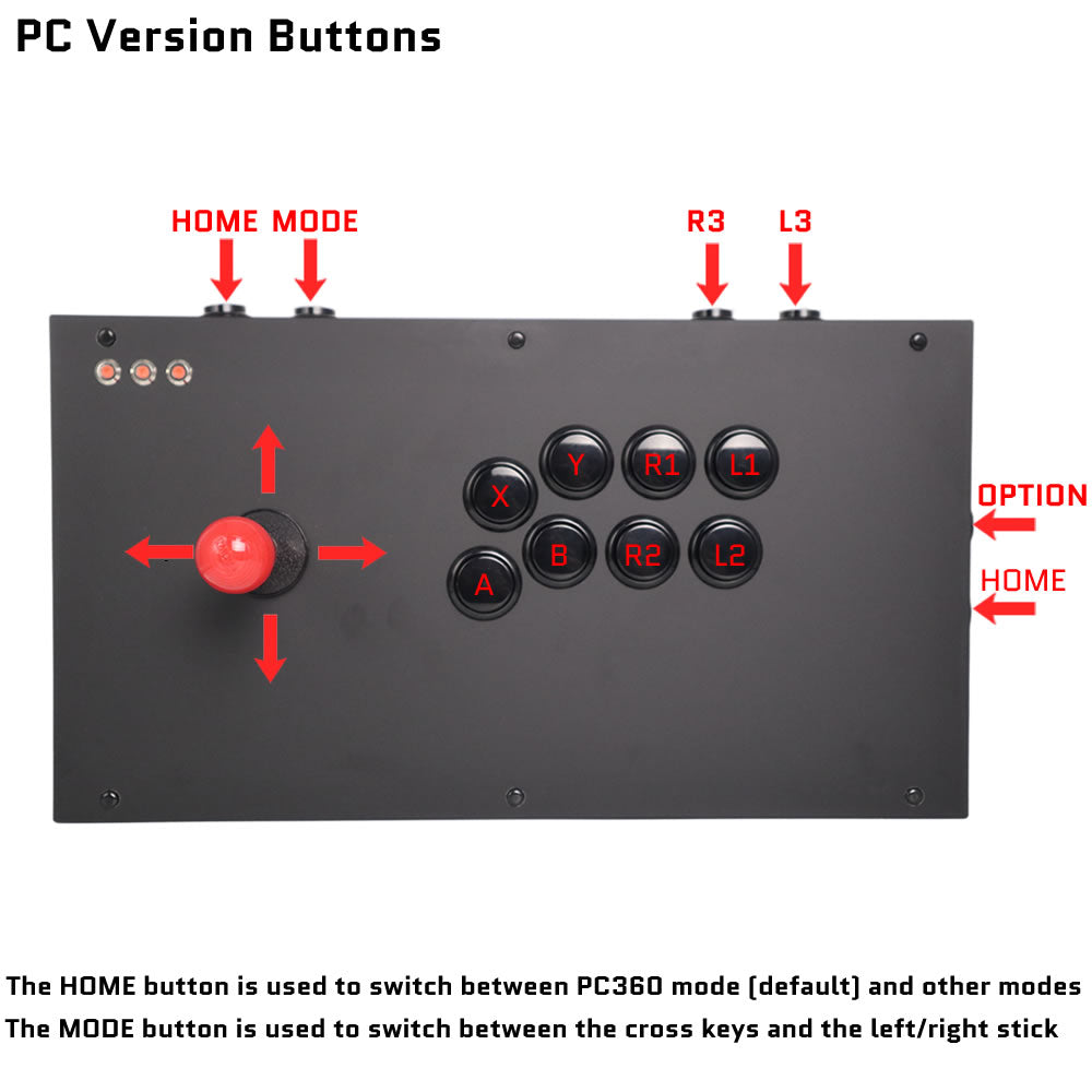 FightBox K2 Korean Arcade Joystick Game Controller for PC/PS/XBOX/SWIT ...