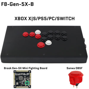 FightBox F8 All Button Leverless Arcade Game Controller for PC/PS/XBOX ...
